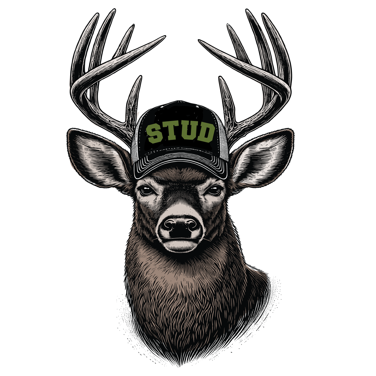Outdoor Stud Deer Hunting Decal – Ales to Trails